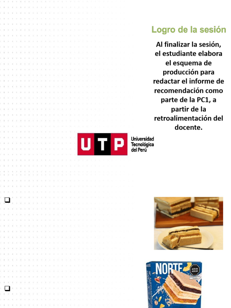 Informe de Recomendación. Mapa Conceptual, Esquema de Producción e Informe. PC1 | PDF