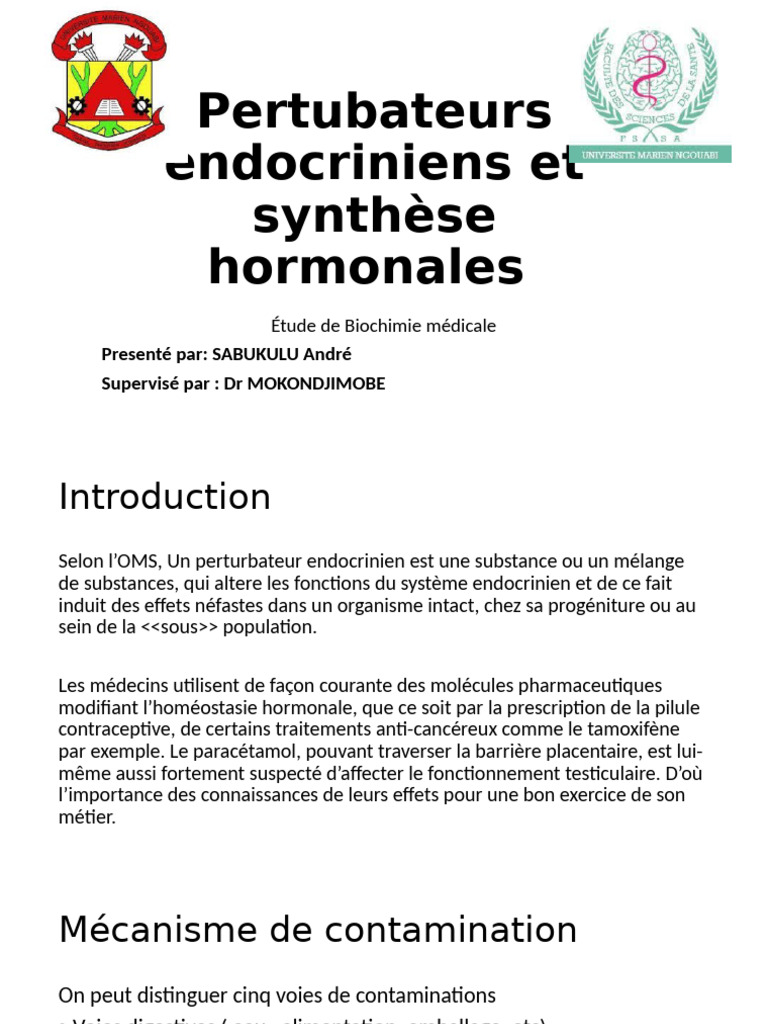 Présentation 3 Système Hormonal | PDF
