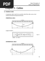 Module 5 Cables and Arches | PDF | Force | Classical Mechanics