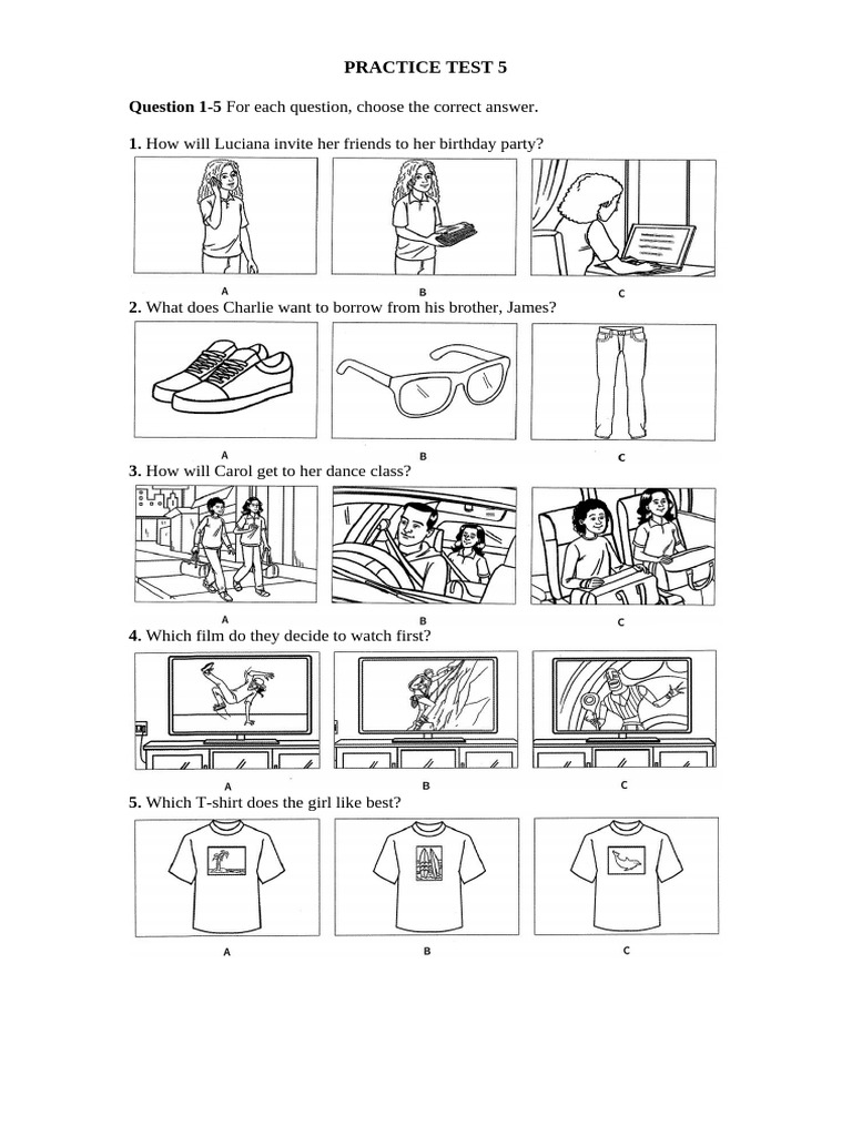 Practice Test 5 | PDF