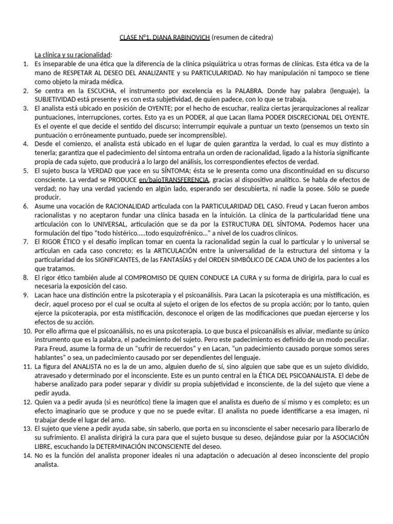 Clase 1 Rabinovich | PDF