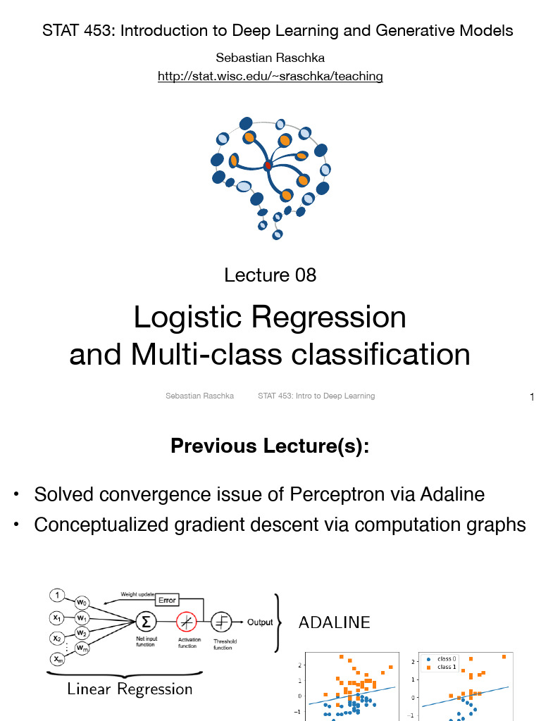 L08 Logistic Slides | PDF