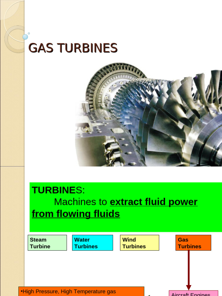 Class - 4-GAS TURBINES | PDF