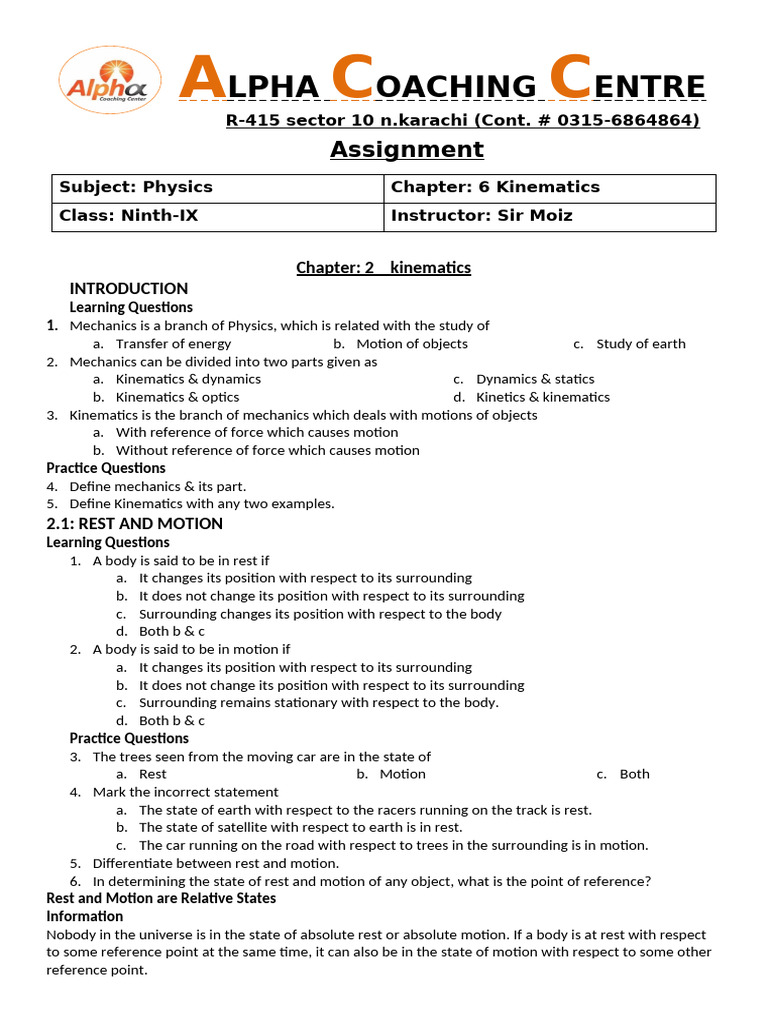 Assigment Chapter 2 | PDF