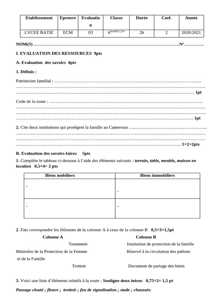 6e ECM Séq 3 BON | PDF