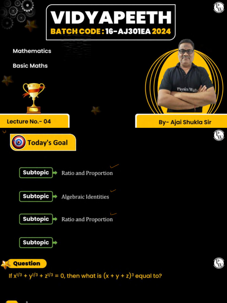 Basic Maths - 04 | PDF