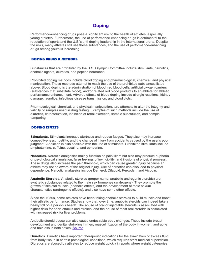 DOPING | PDF