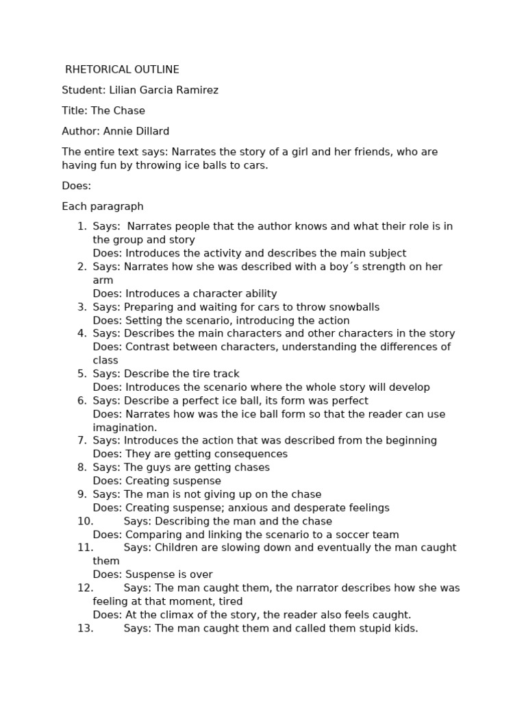 Rhetorical Outline | PDF
