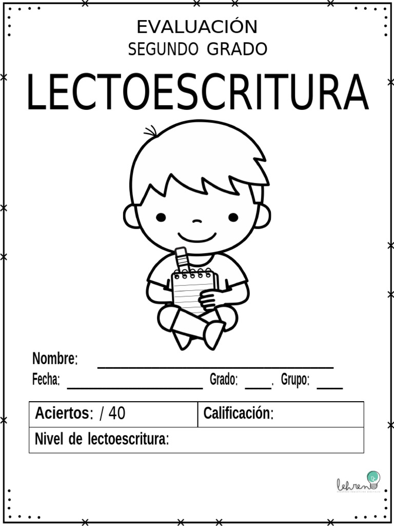 Evaluacion Segundo Grado. Lectoescritura | PDF