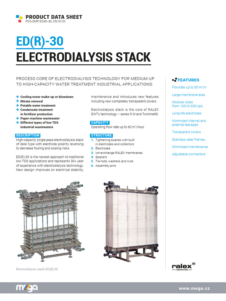 Appendix No. 2 - Datasheet of EDR-30 Stack | PDF