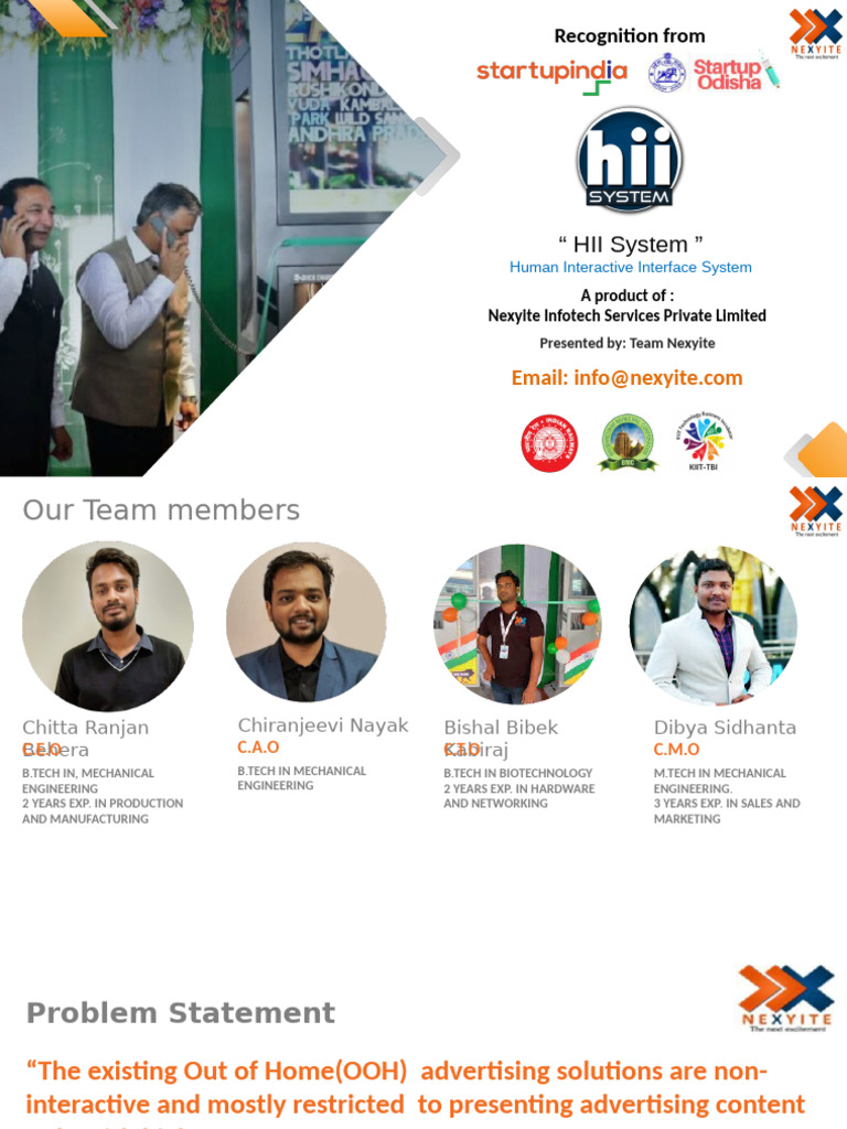 New Hii System Pitch Deck | PDF | Advertising | Computers