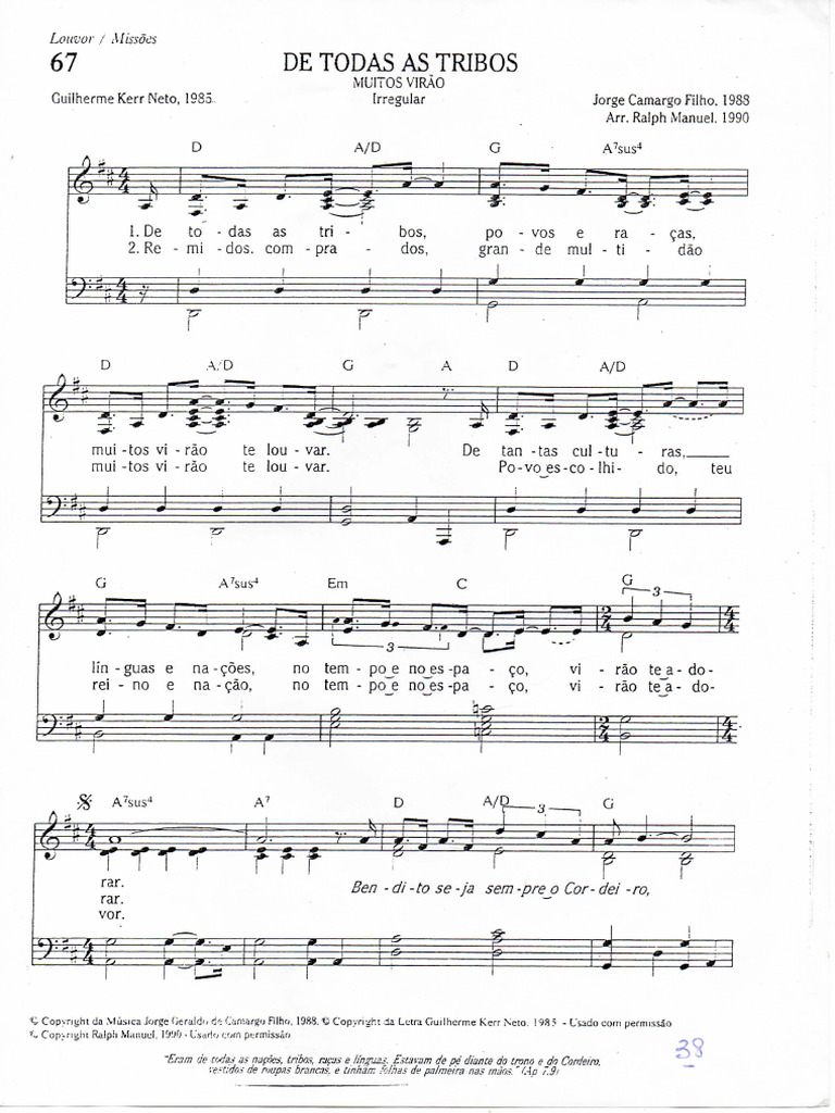 De Todas As Tribos D | PDF