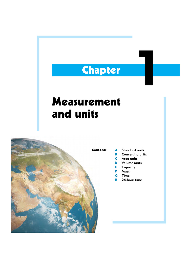 Chap.1 Measurements and Units | PDF