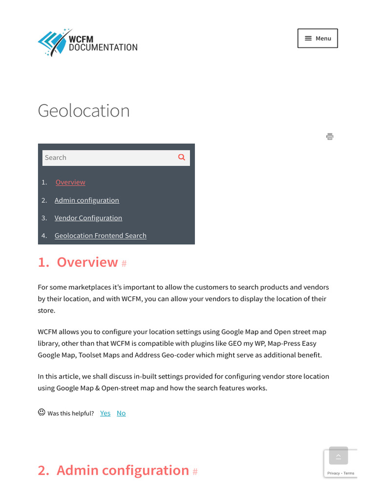 Geolocation - WCFM Documentation | PDF | Computing | Software