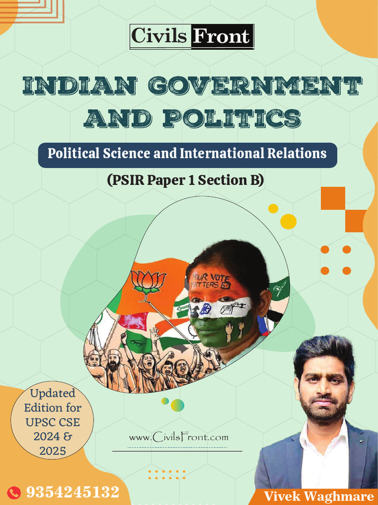 Indian Government and Politics - Paper 1, Section B | PDF