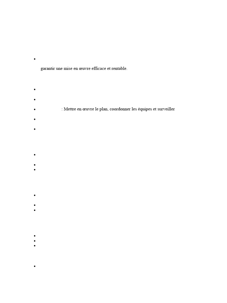 La Gestion de Projet Logistique Implique La Planification | PDF