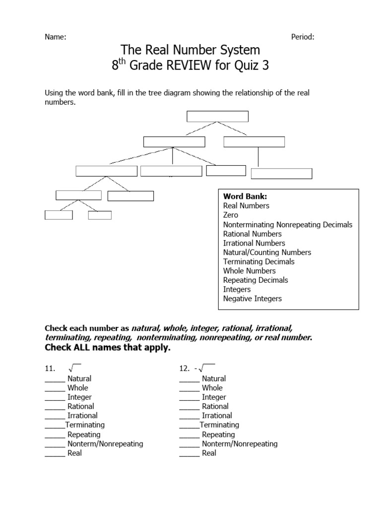 Number System REVIEW | PDF