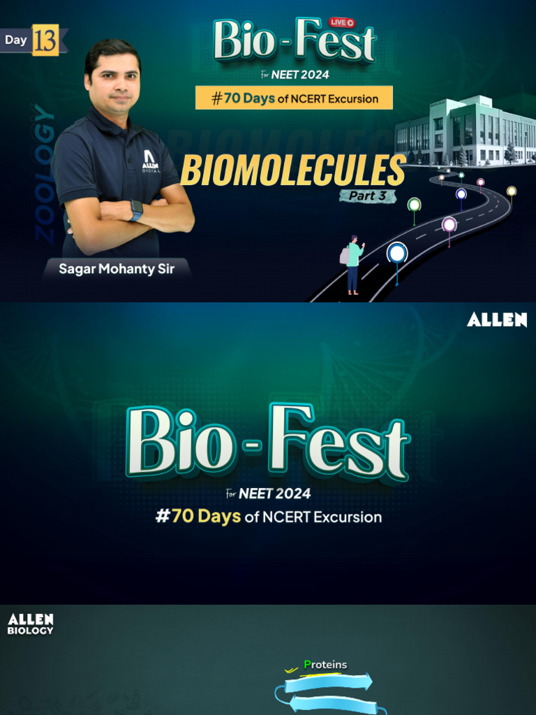 Day 13 Biomolecules Part 3 | PDF