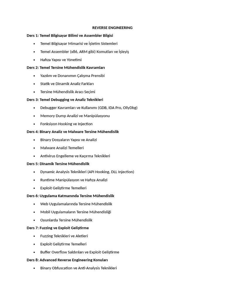 Reverse Engineering | PDF