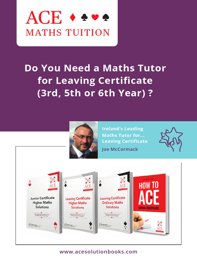 ACE Maths Tuition Brochure Sept 2024 Term 1 Web | PDF