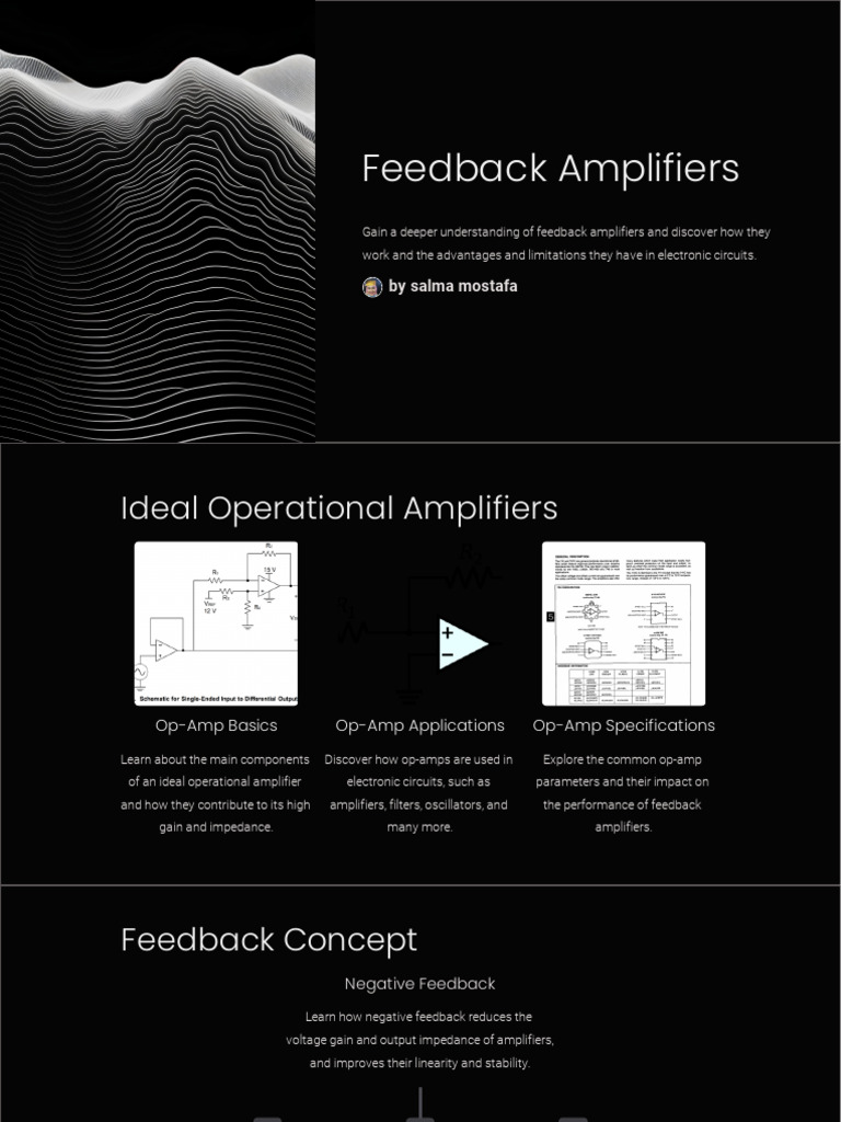 Feedback Amplifiers | PDF