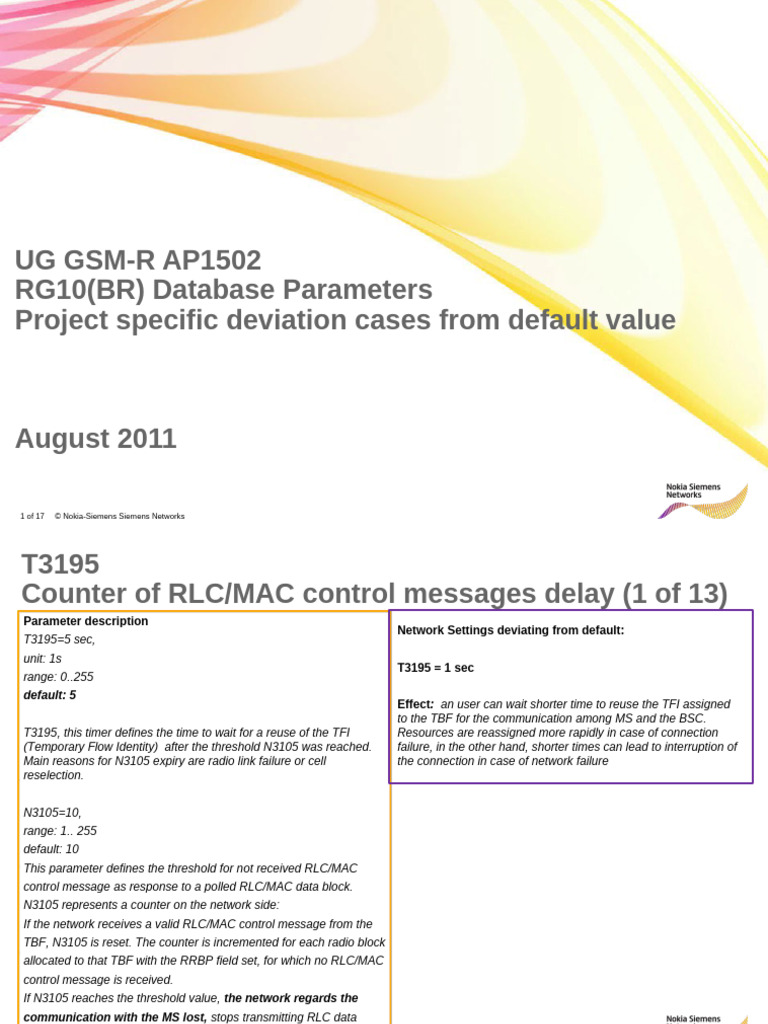 RG10 Parameters Setting and Description | PDF