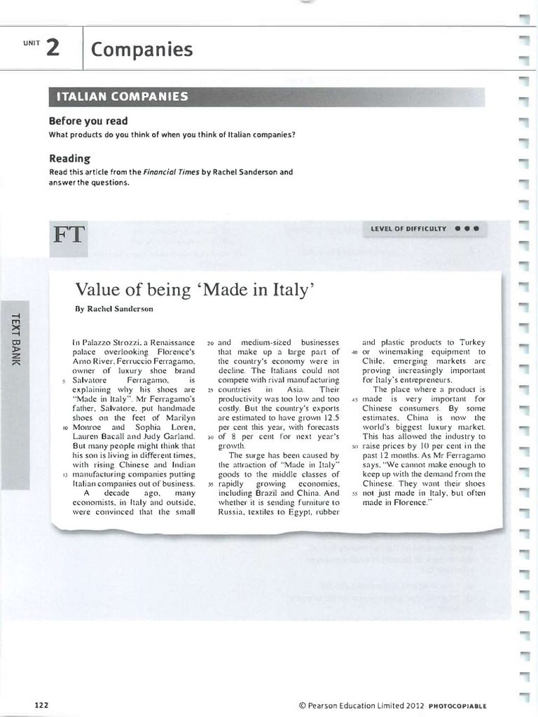 Reading Unit 3 | PDF