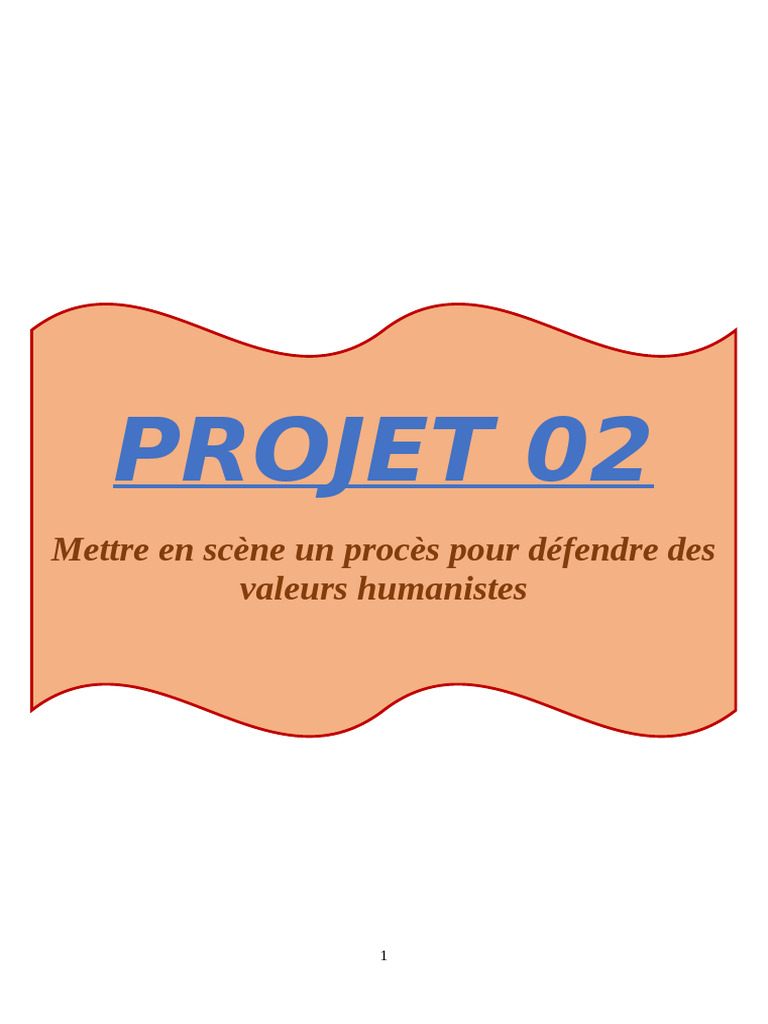 2as Projet - Seq 01 | PDF