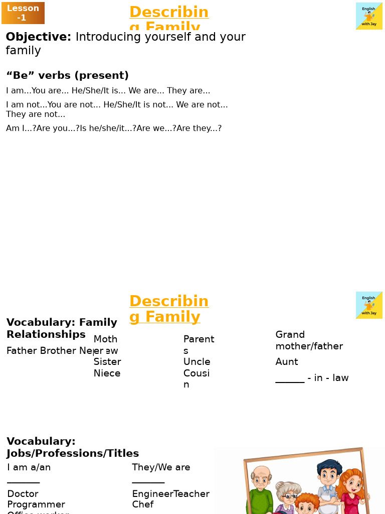 Describing Family | PDF
