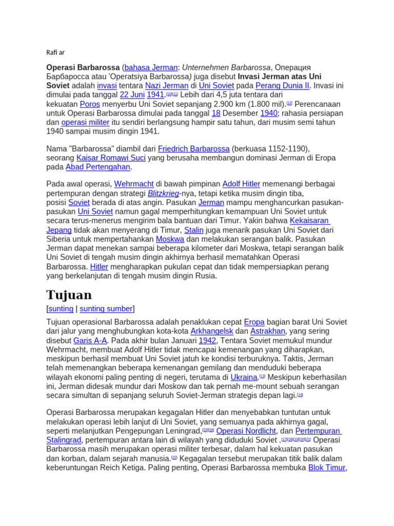 Rafi Ar Barbarosa | PDF