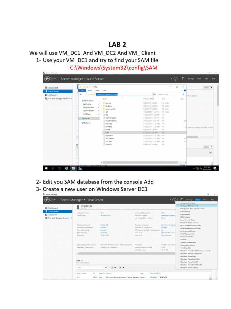 2 - LAB - Installing Domain Controlers | PDF