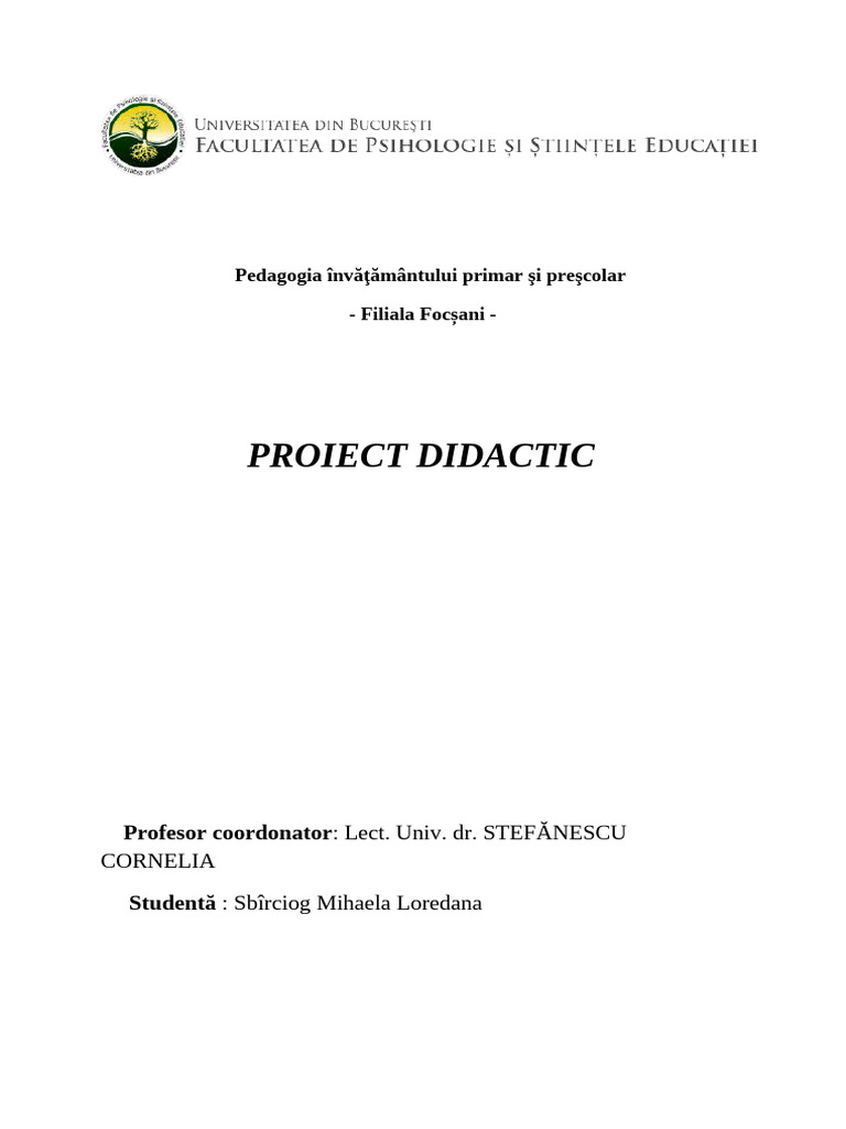 Proiect Didactic-Teoria Evaluării | PDF