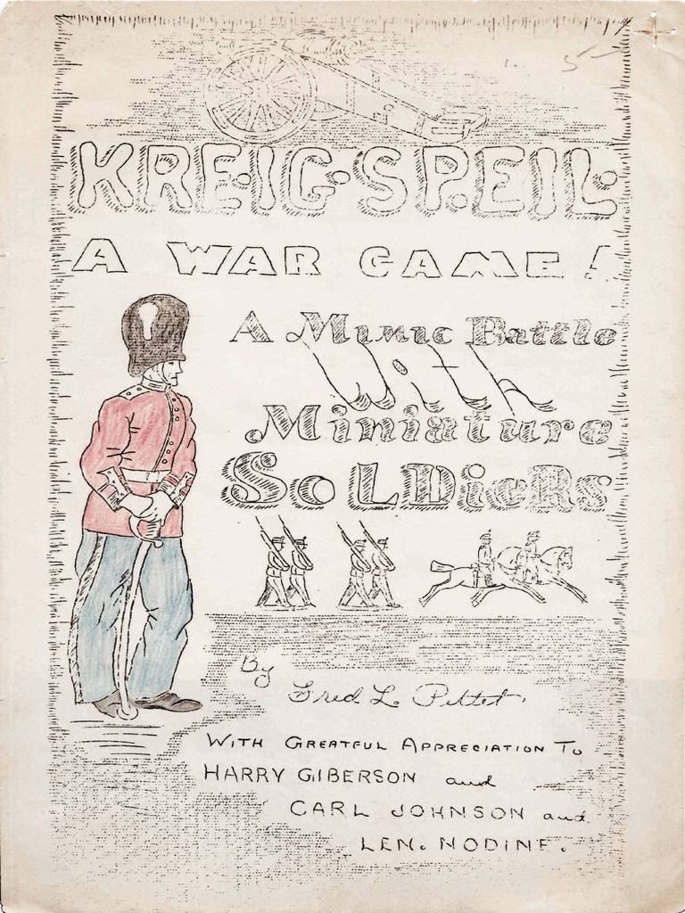 1948 - Kreigspeil A War Game A Mimic Battle With Miniature Soldiers by ...