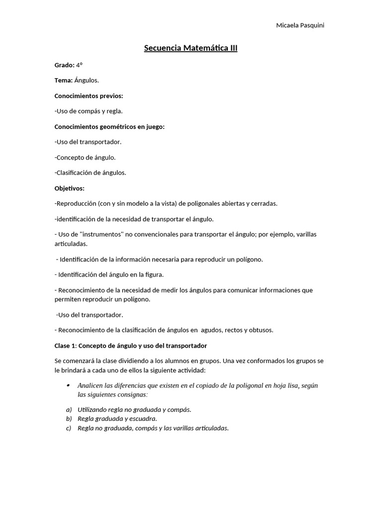 Secuencia Matemática III | PDF