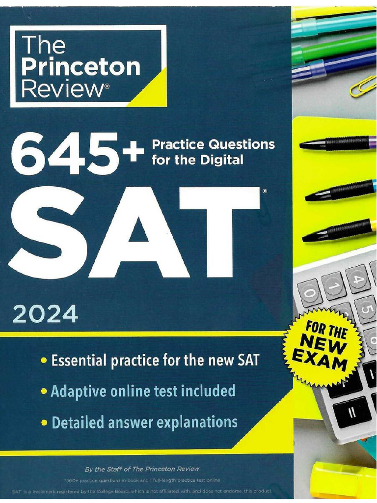 645+ DSAT Questions by Princeton @DSATuz | PDF