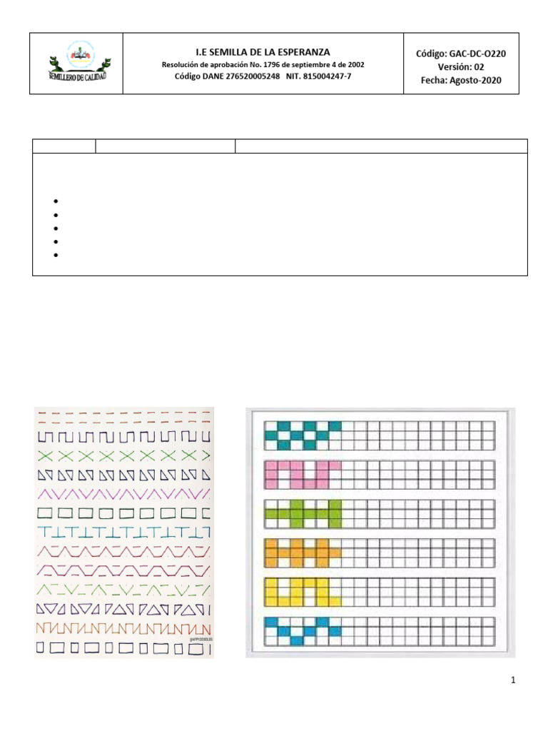 GUÍA No.2 AREA DE ARTISTICA GRADO 3o. 2022 1P | PDF