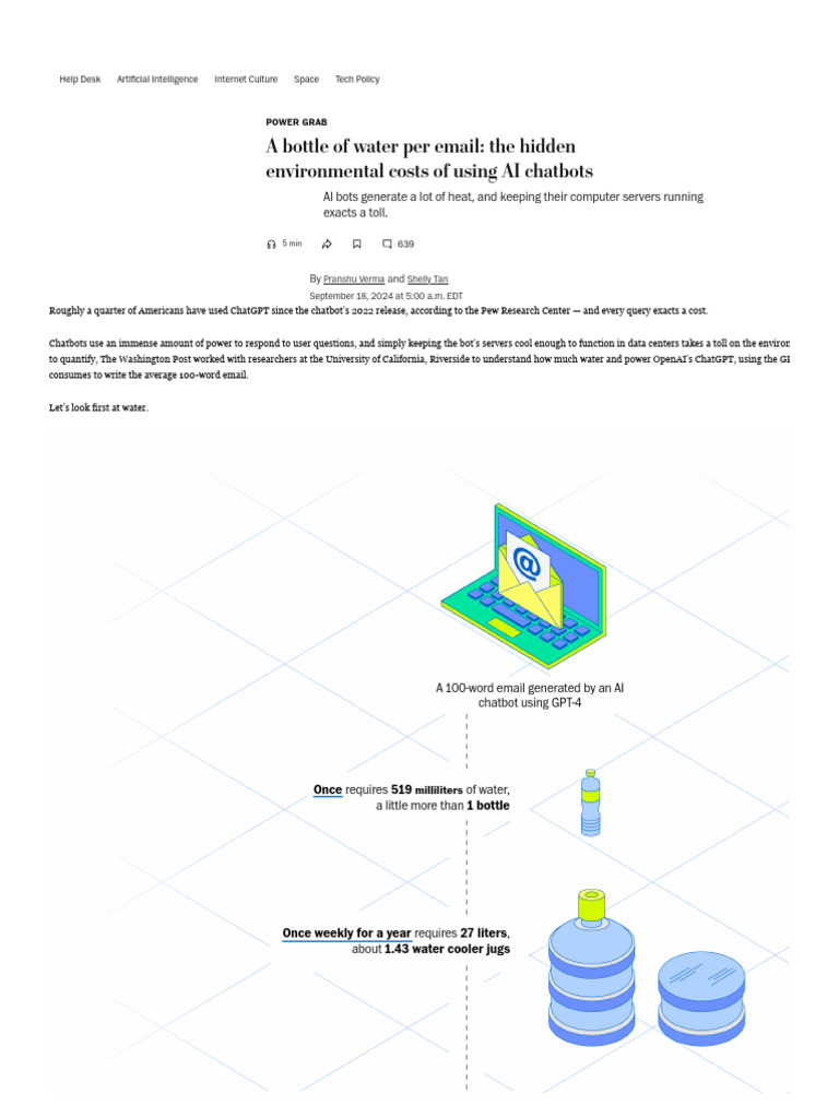 How Much Energy Can AI Use - Breaking Down The Toll of Each ChatGPT ...