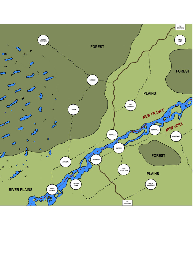 French and Indian War Matrix Game Map | PDF