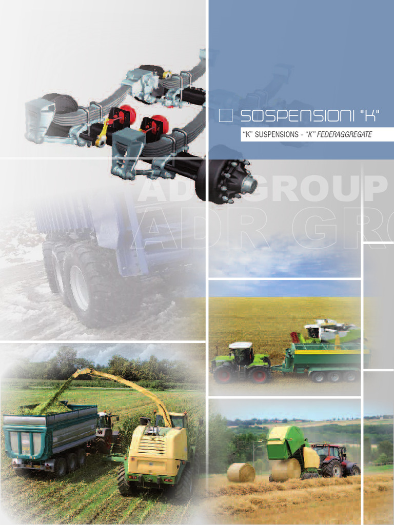 ADR Mechanical Suspensions Tandem Tridem Catalogue | PDF
