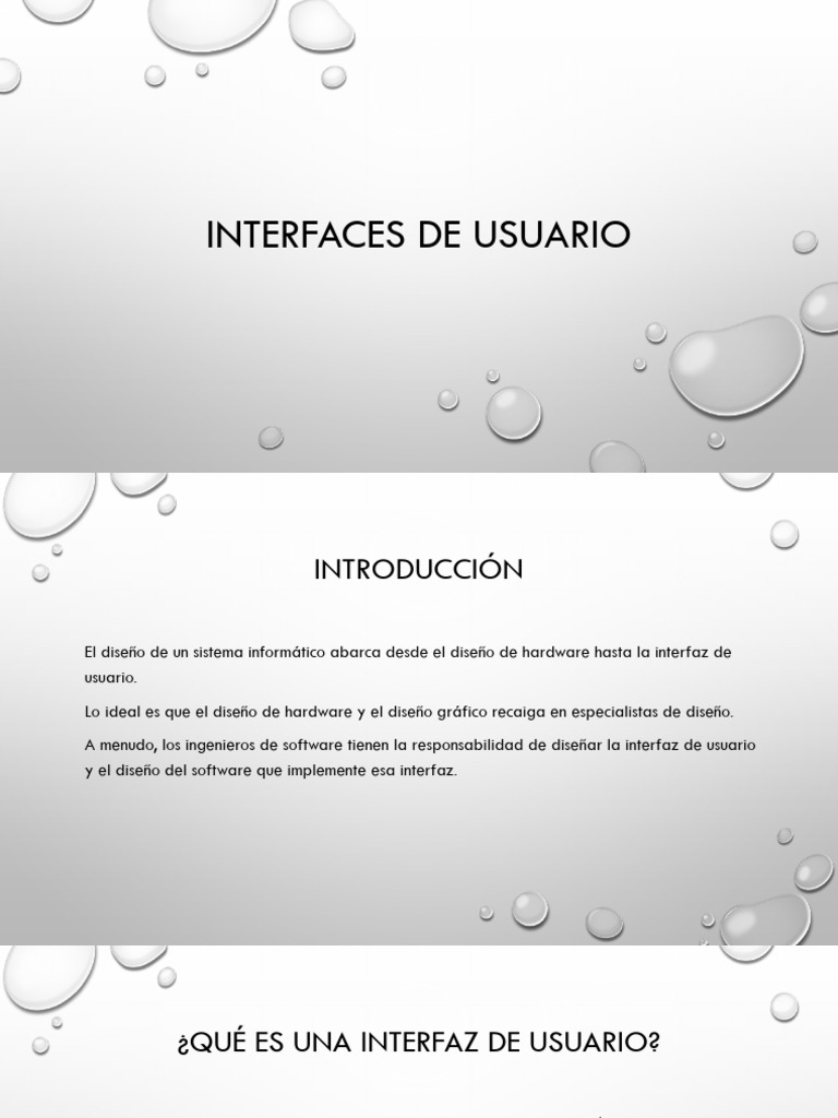 Tema 6. Interfaces de Usuario | PDF