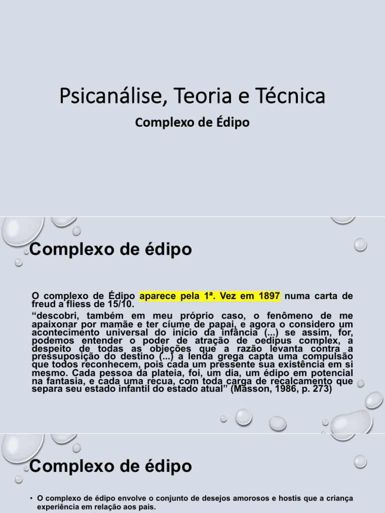 Complexo de Édipo | PDF