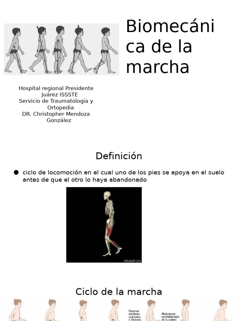 Biomecanica de La Marcha | PDF