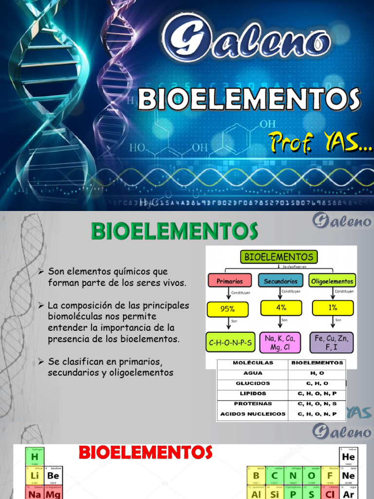 2 Bioelementos | PDF