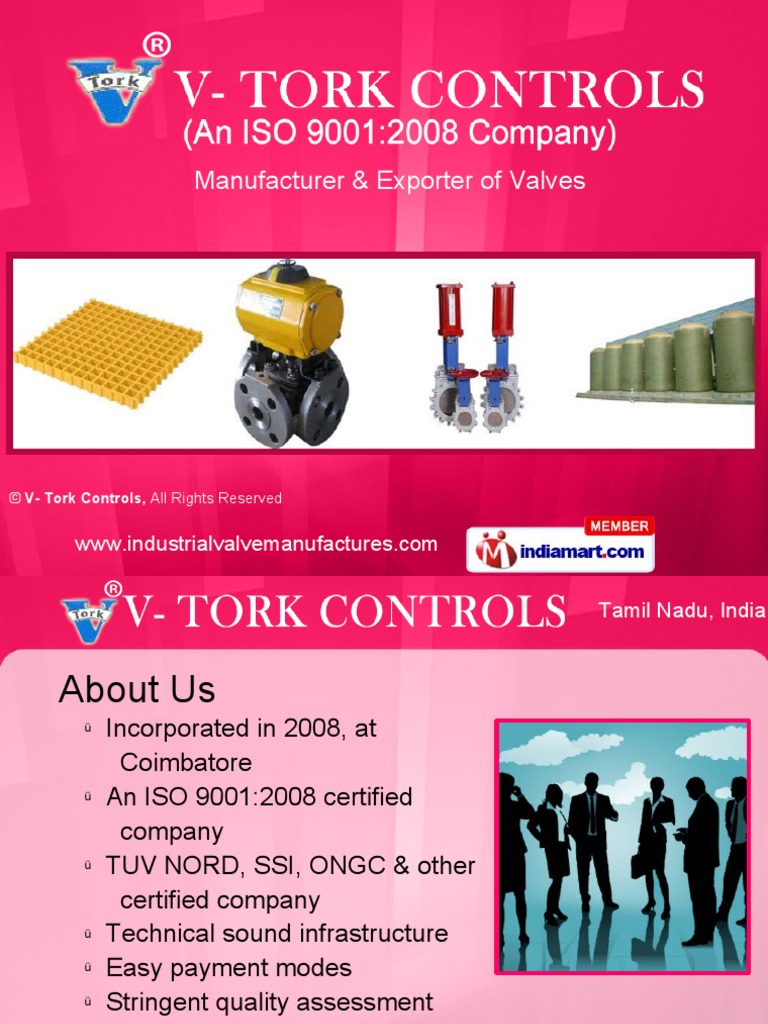 V - Tork Controls Tamil Nadu India | PDF