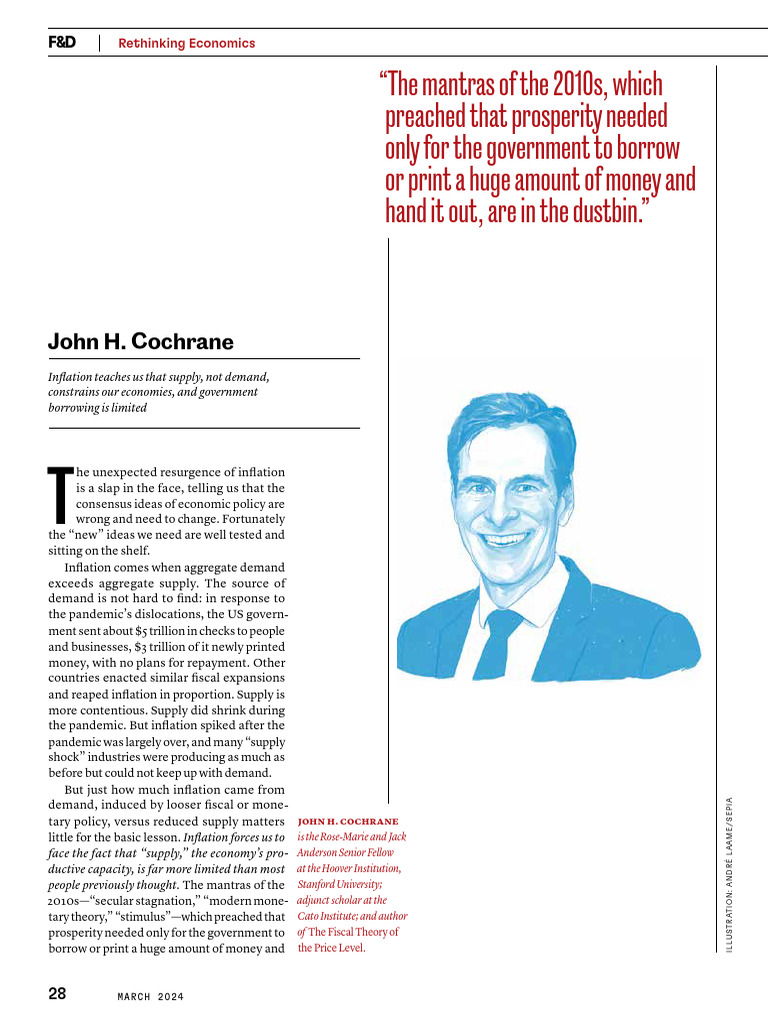 How Econ Must Change Cochrane | PDF