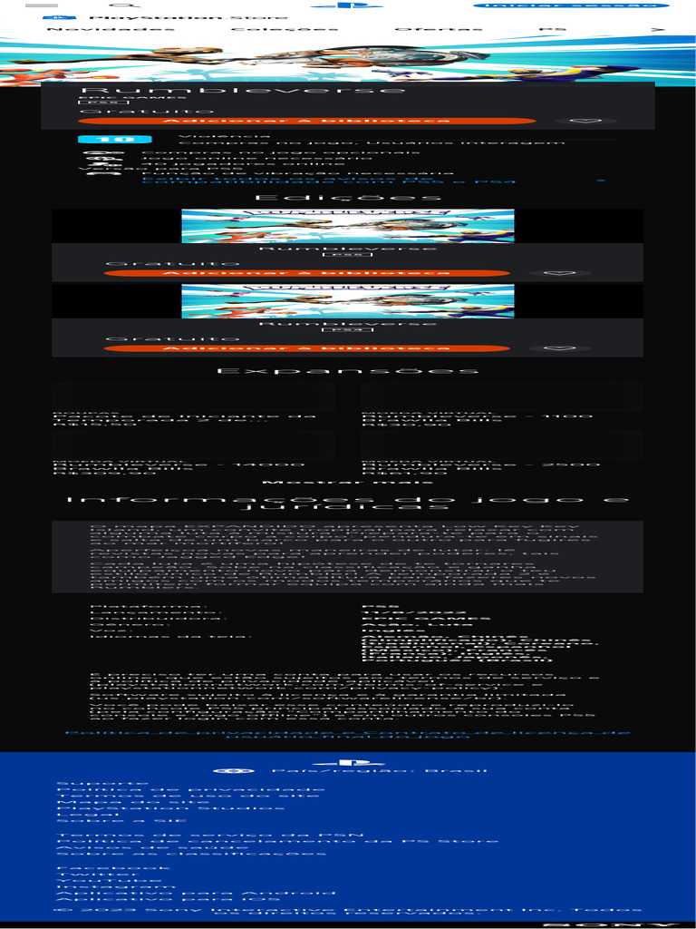 Rumble Verse | PDF