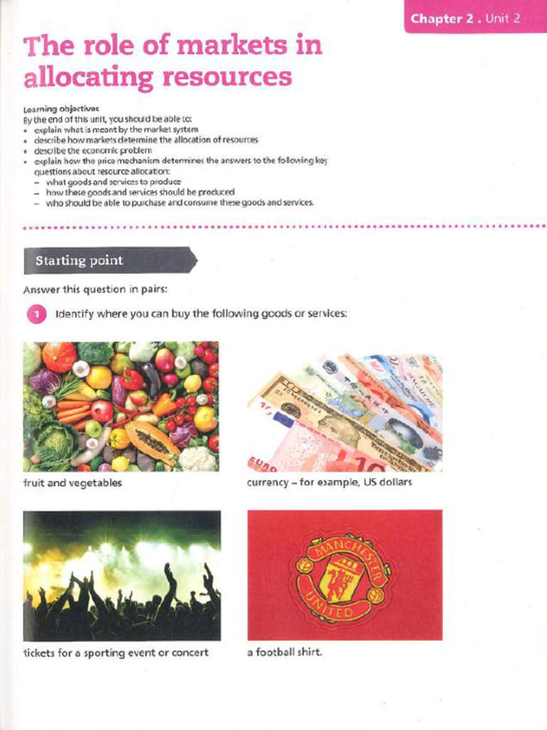 Chapter 6 The Role of Markets in Allocating Resources | PDF