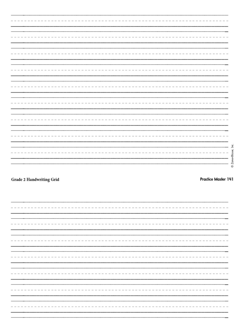 2 Page School Writing Page | PDF