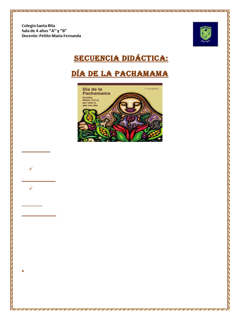 Secuencia Pachamama | PDF