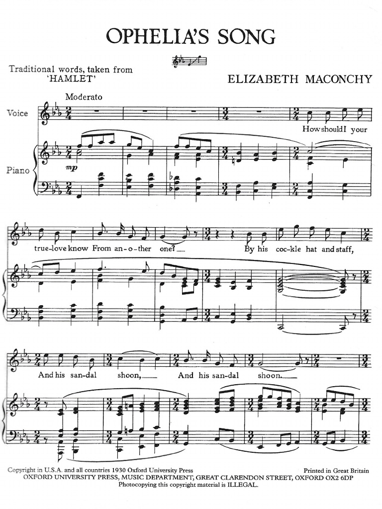 Ophelia's Song | PDF